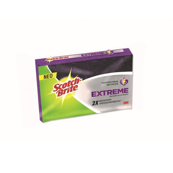 SCOTCH BRITE Extreme Σφουγγάρι Κουζίνας Μικρό Μωβ